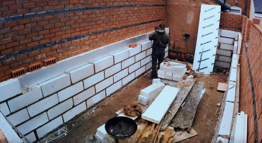 Tiny House Build Project: Insulation and Internal Blocks